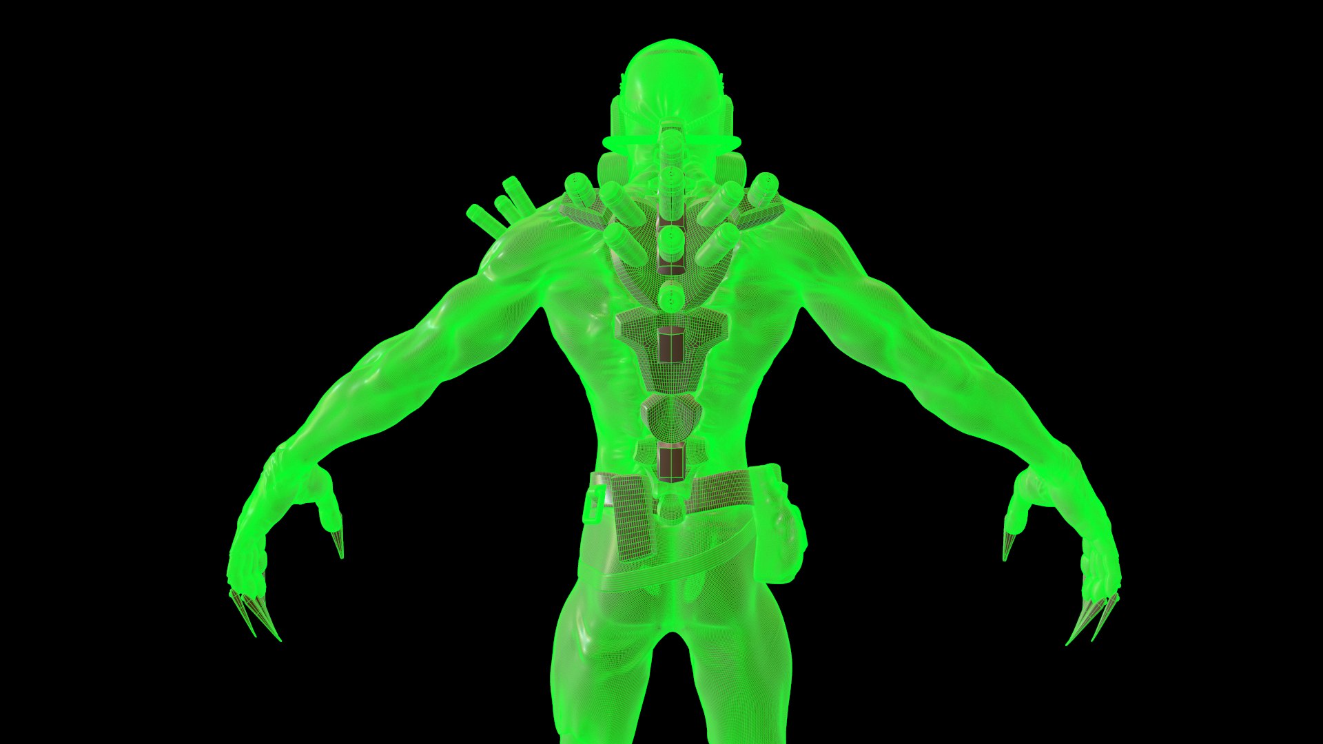 3D Mutant1 Zbrush Project - TurboSquid 1315957