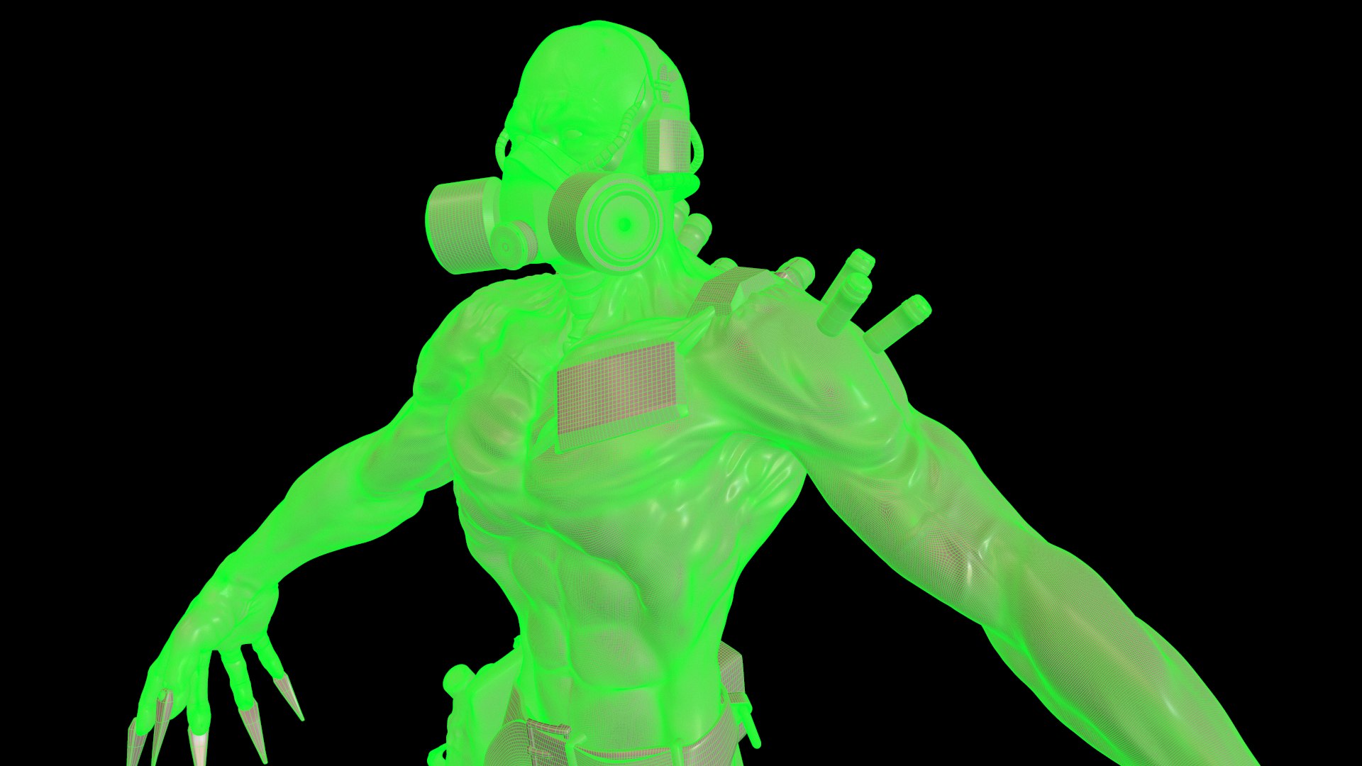 3D Mutant1 Zbrush Project - TurboSquid 1315957