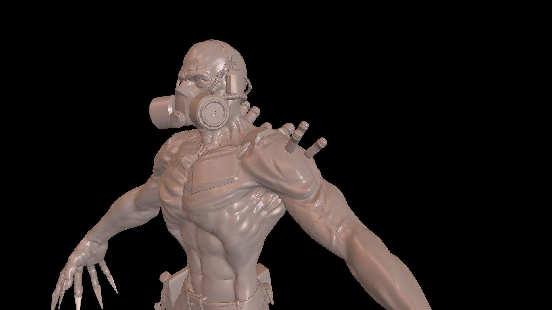 3D Mutant1 Zbrush Project - TurboSquid 1315957