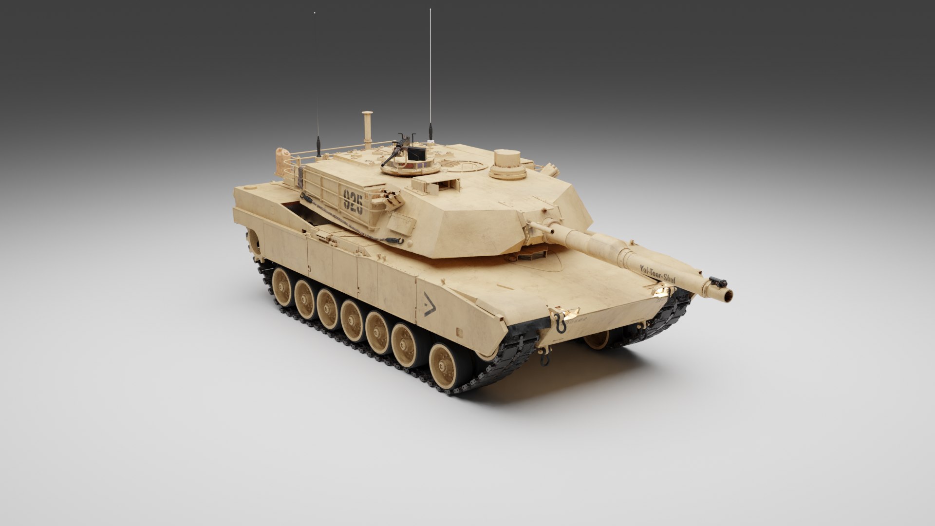 3D Model M1 Abrams Tank Blender - TurboSquid 1528339