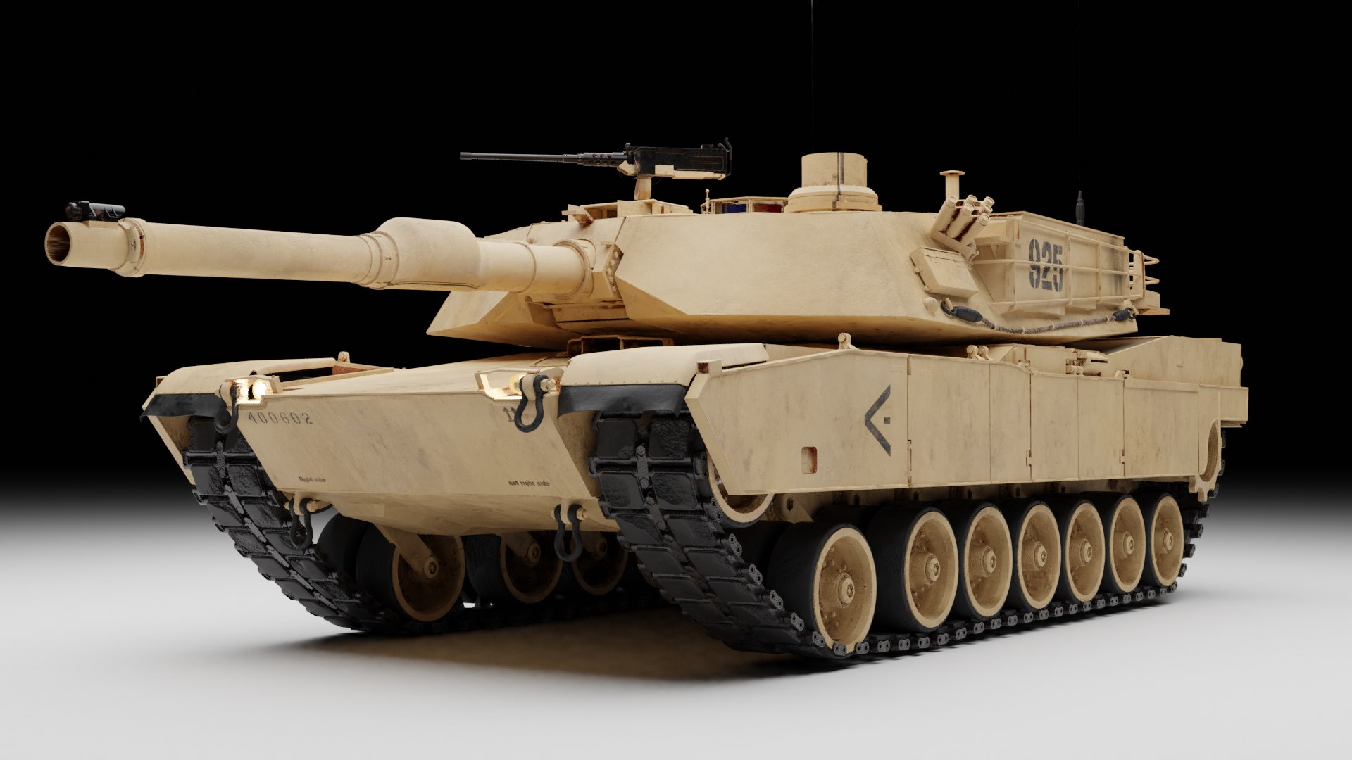 3D Model M1 Abrams Tank Blender - TurboSquid 1528339