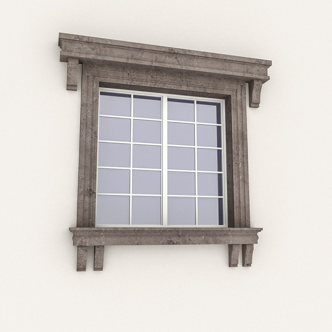 3D window frame model - TurboSquid 1446276