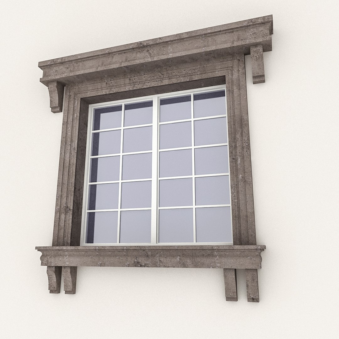 3D window frame model - TurboSquid 1446276