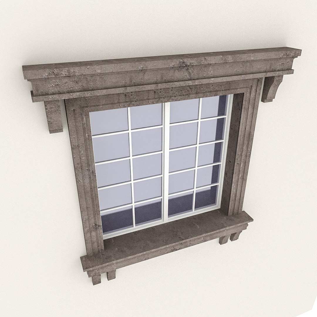 3D window frame model - TurboSquid 1446276