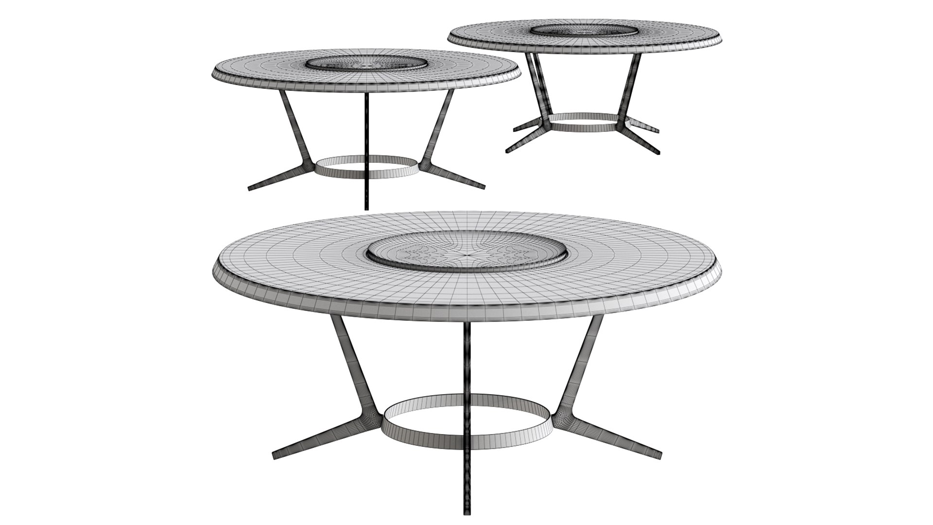 Astrum By Maxalto Round Table 3D Model - TurboSquid 1880966