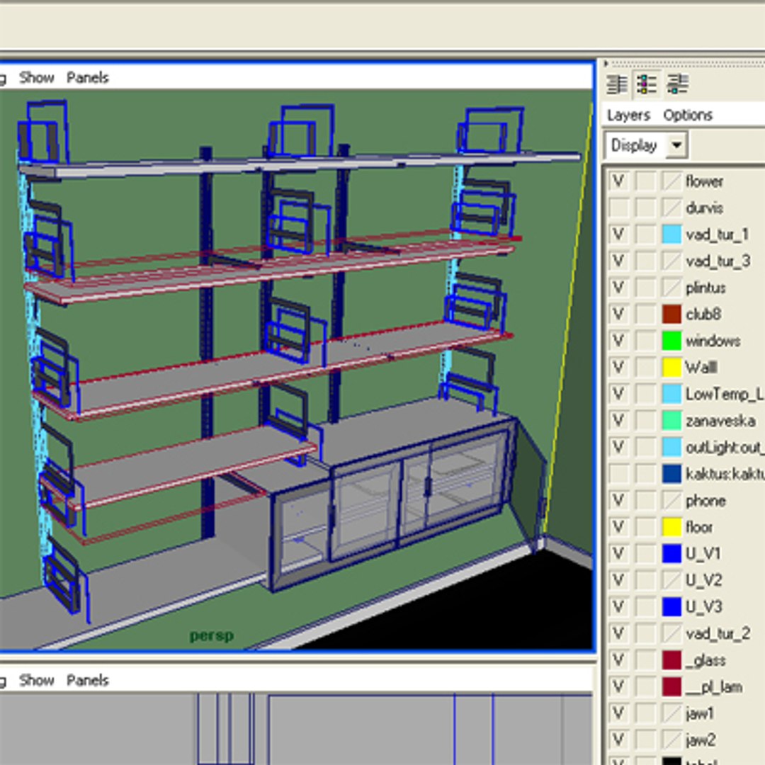 3d scene section book