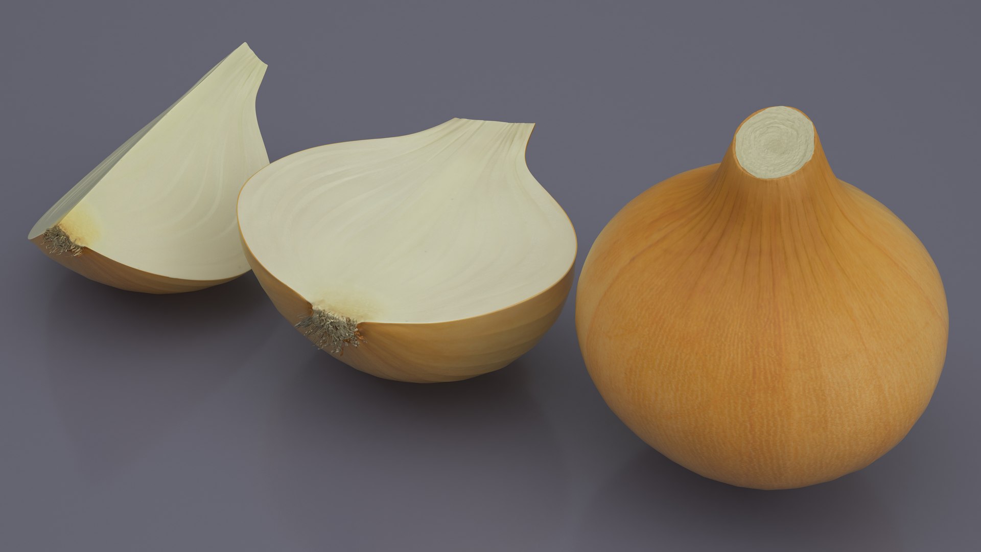 3D Yellow Onions Fur model - TurboSquid 1953279