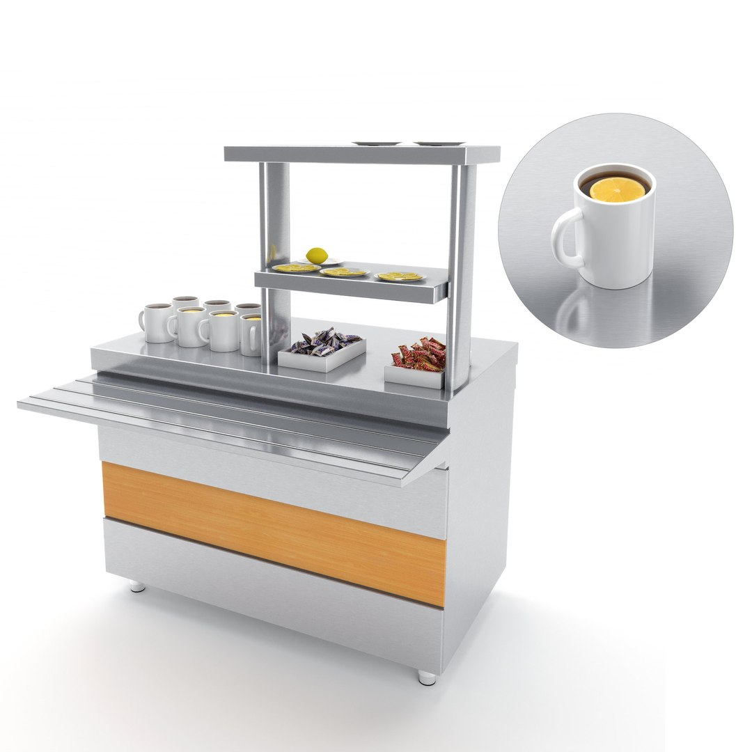 3D Food Distribution Line Riviera Model - TurboSquid 2049033