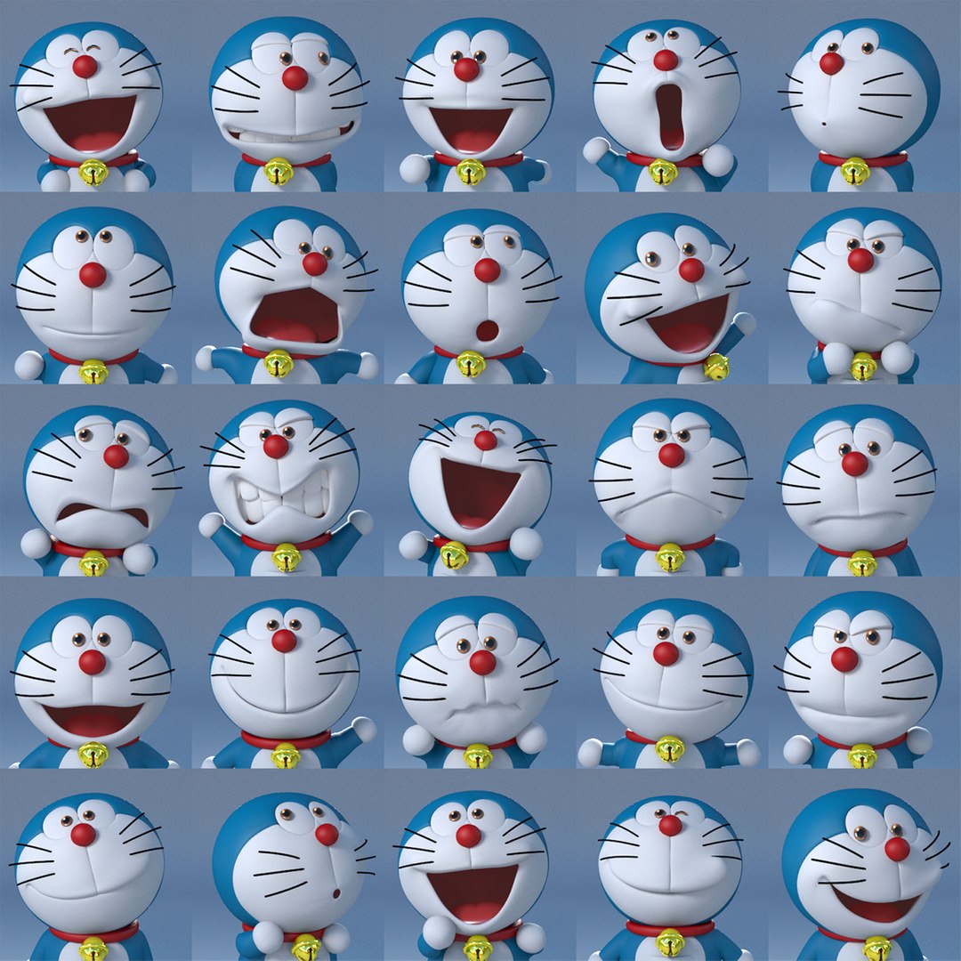 3dsmax Doraemon