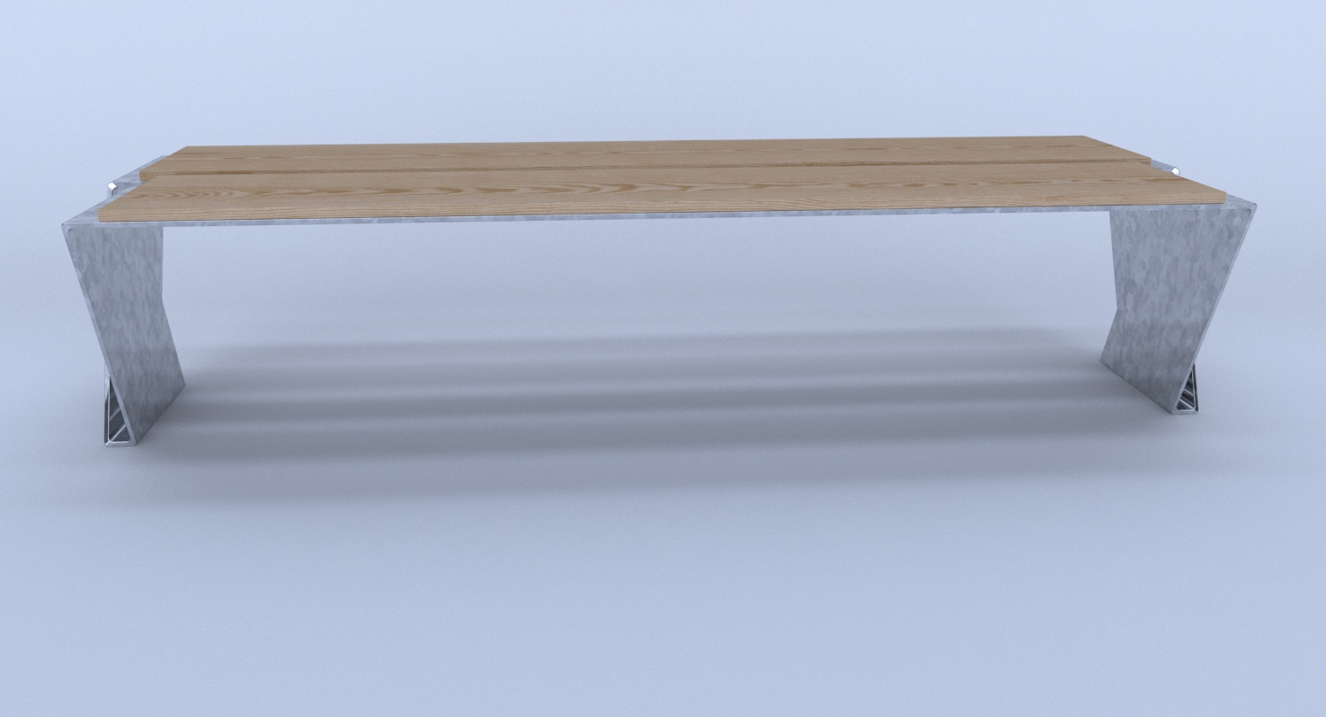 3D modern bench - TurboSquid 1300887