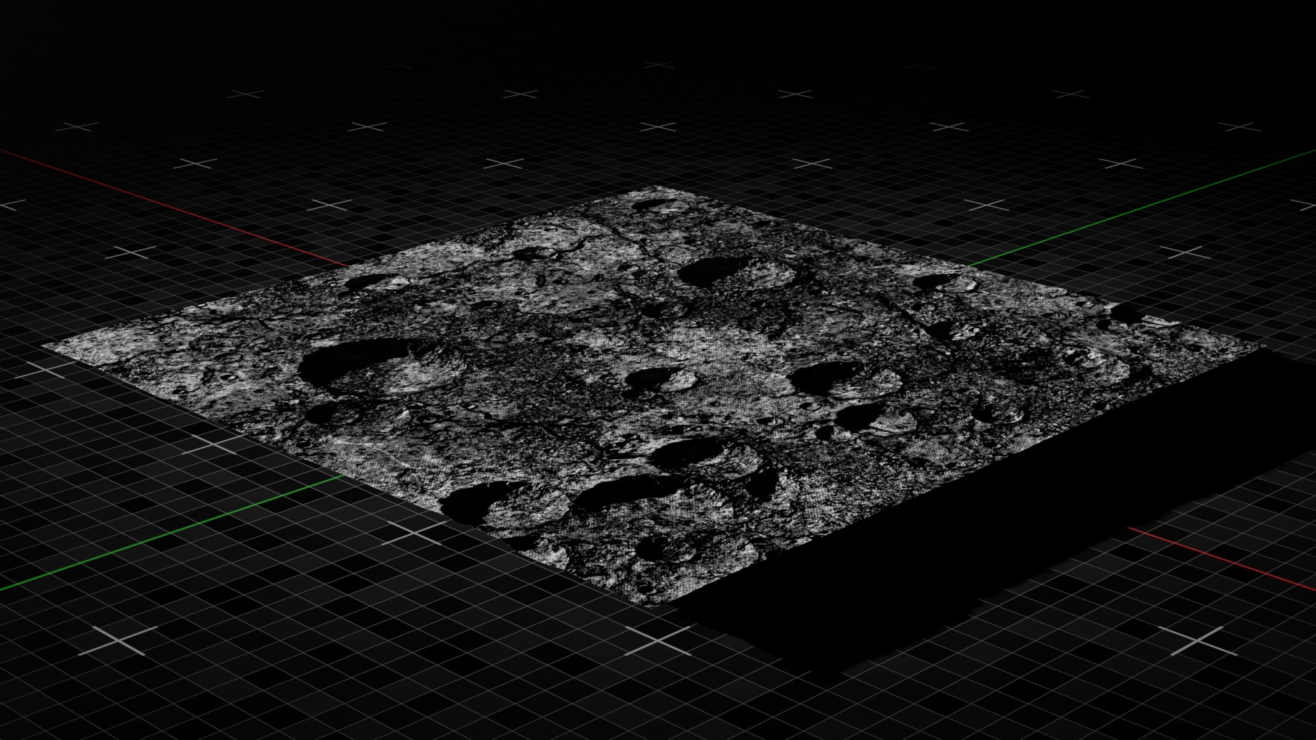 3D Moon Terrain Flat 2 Model - TurboSquid 2169711