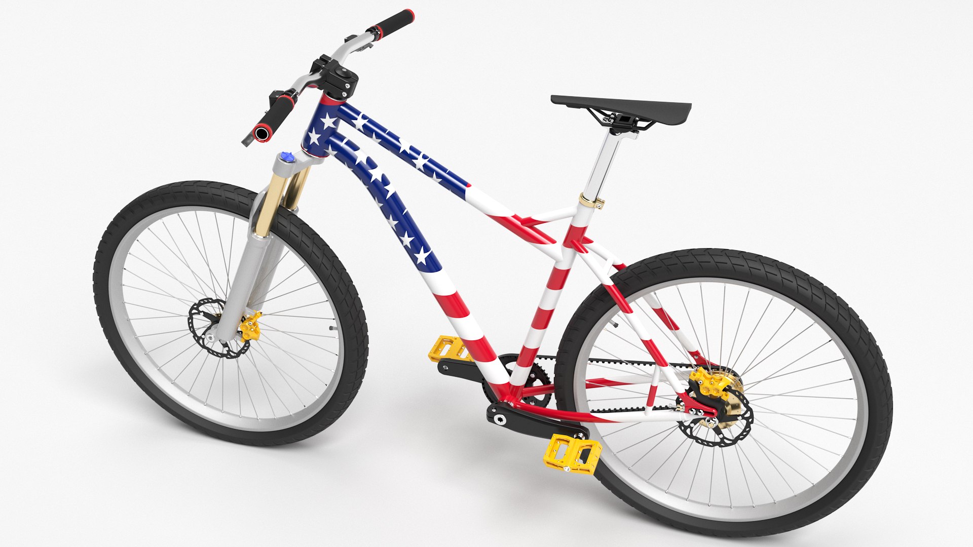 3D bicycle mountain cycle - TurboSquid 1664387