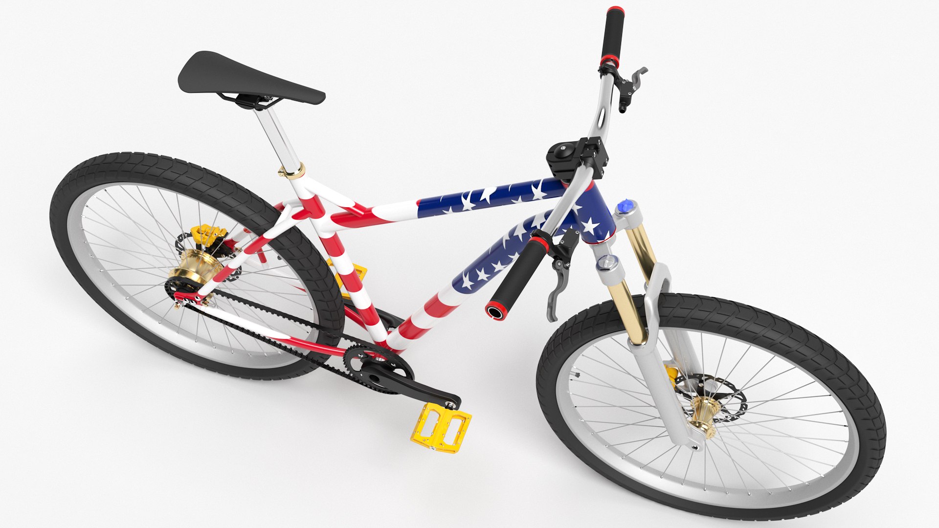 3D bicycle mountain cycle - TurboSquid 1664387