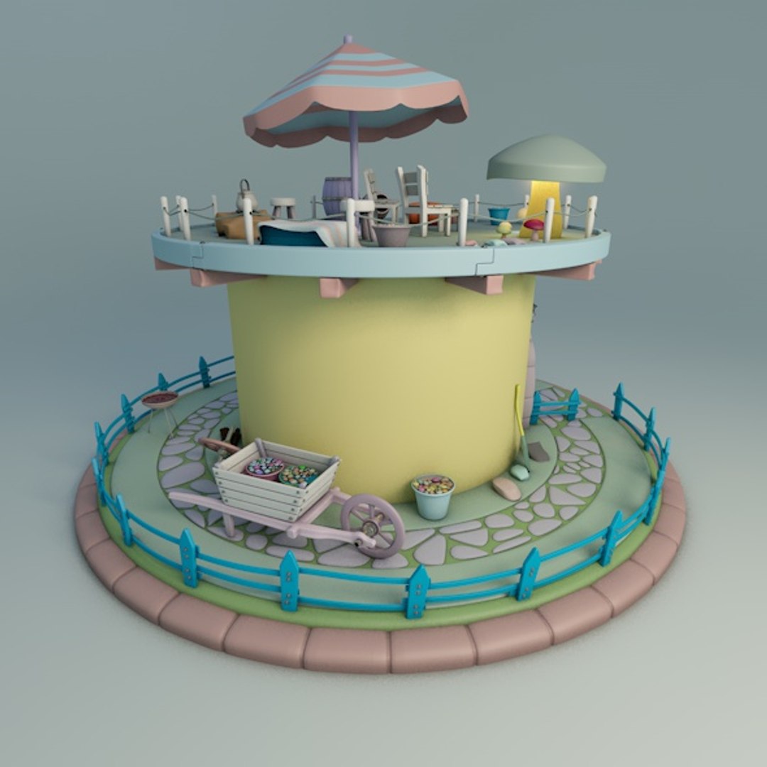 3D Model Fictional Home - TurboSquid 1489500