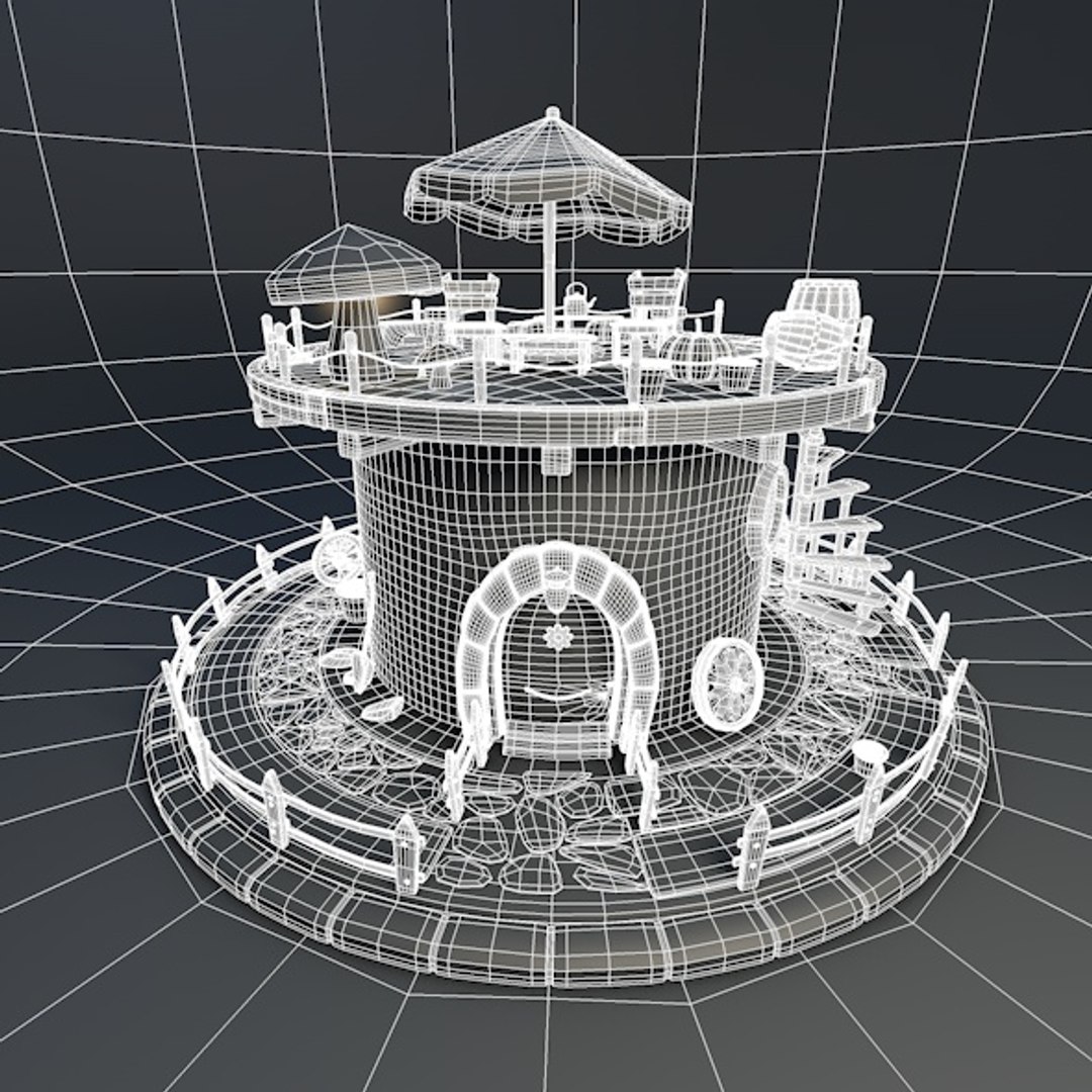 3D Model Fictional Home - TurboSquid 1489500