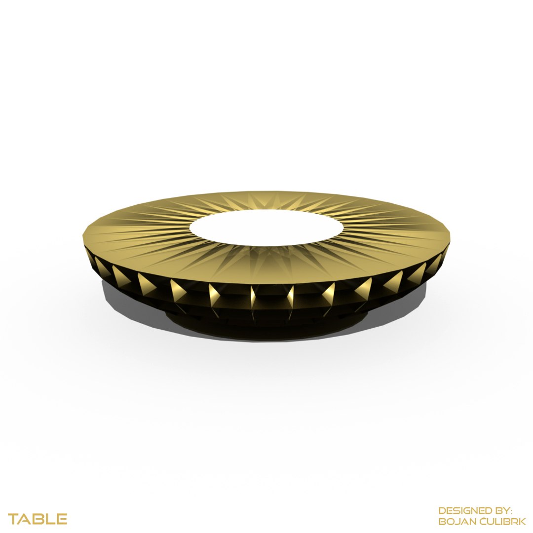 3D sun table model - TurboSquid 1154671