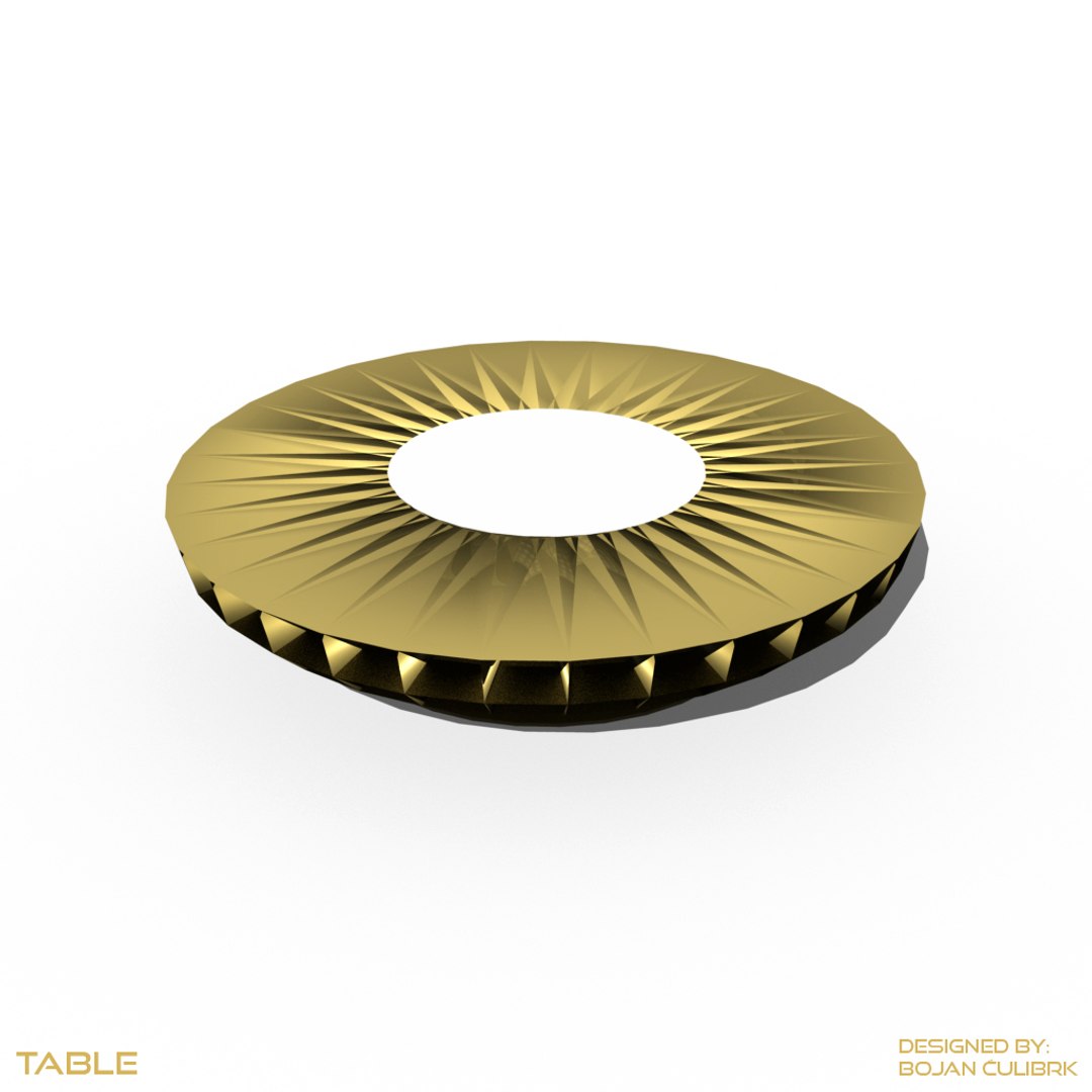 3D sun table model - TurboSquid 1154671