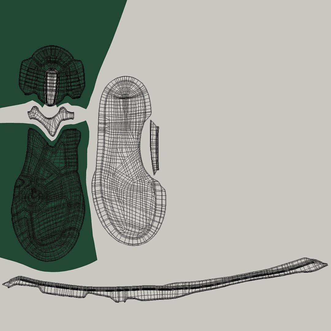 3D New Balance 550 Green Black Model - TurboSquid 1975657