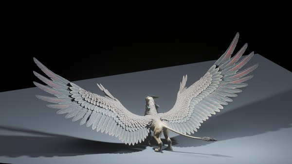 3D Gryphon - rigged and photorealistic - TurboSquid 2047207