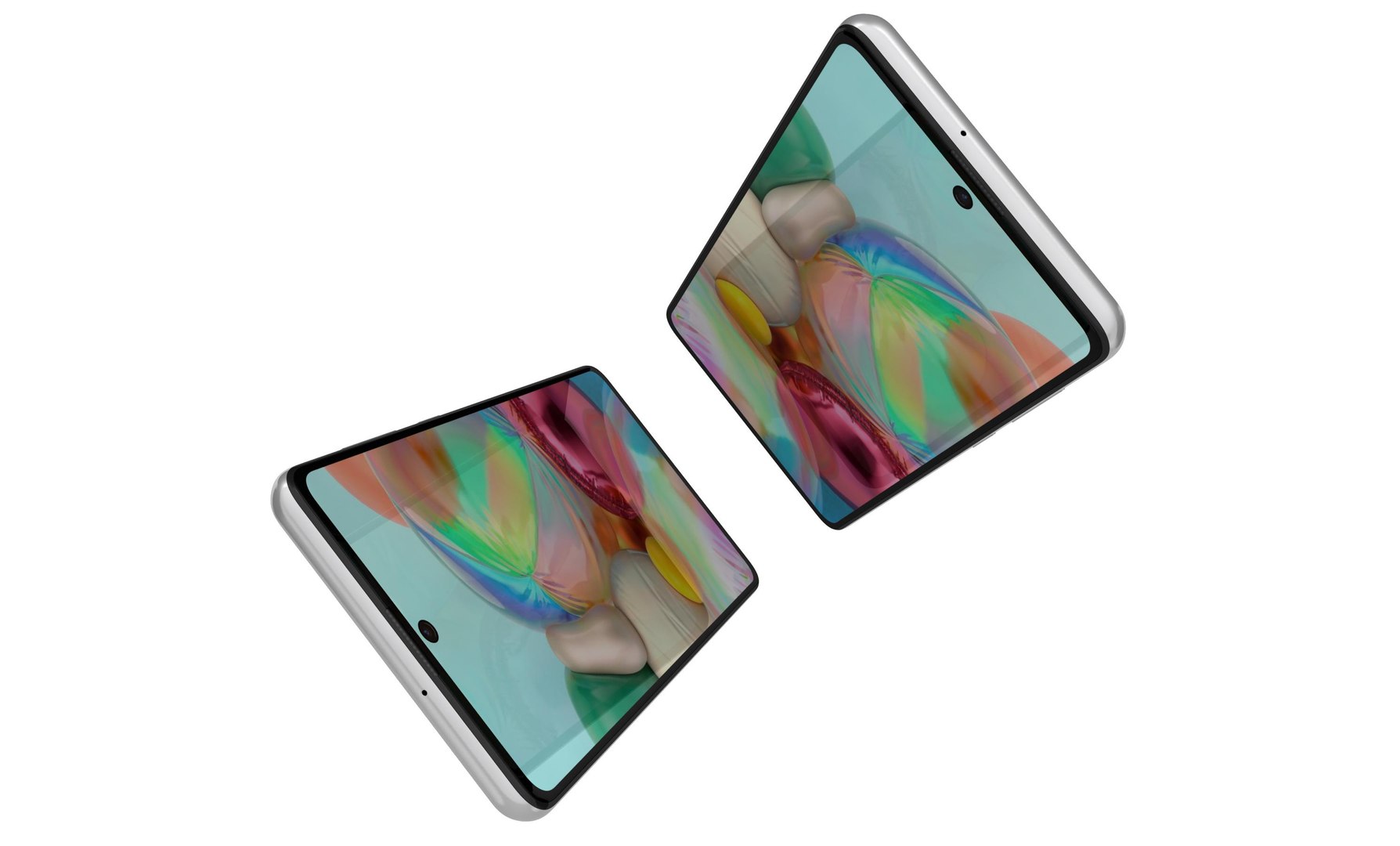 Samsung Galaxy A71 White 3D Model - TurboSquid 1490602