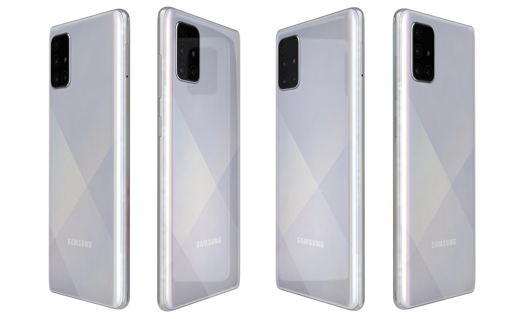 Samsung Galaxy A71 White 3D Model - TurboSquid 1490602