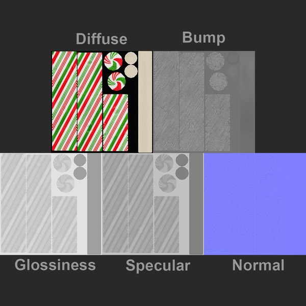 Christmas tree lollipop model - TurboSquid 1477493