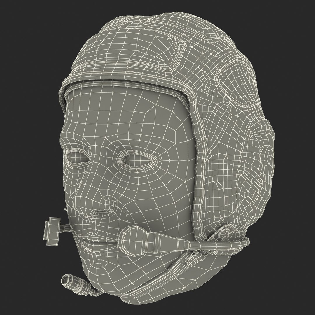 3D pilot head rigged model - TurboSquid 1500999