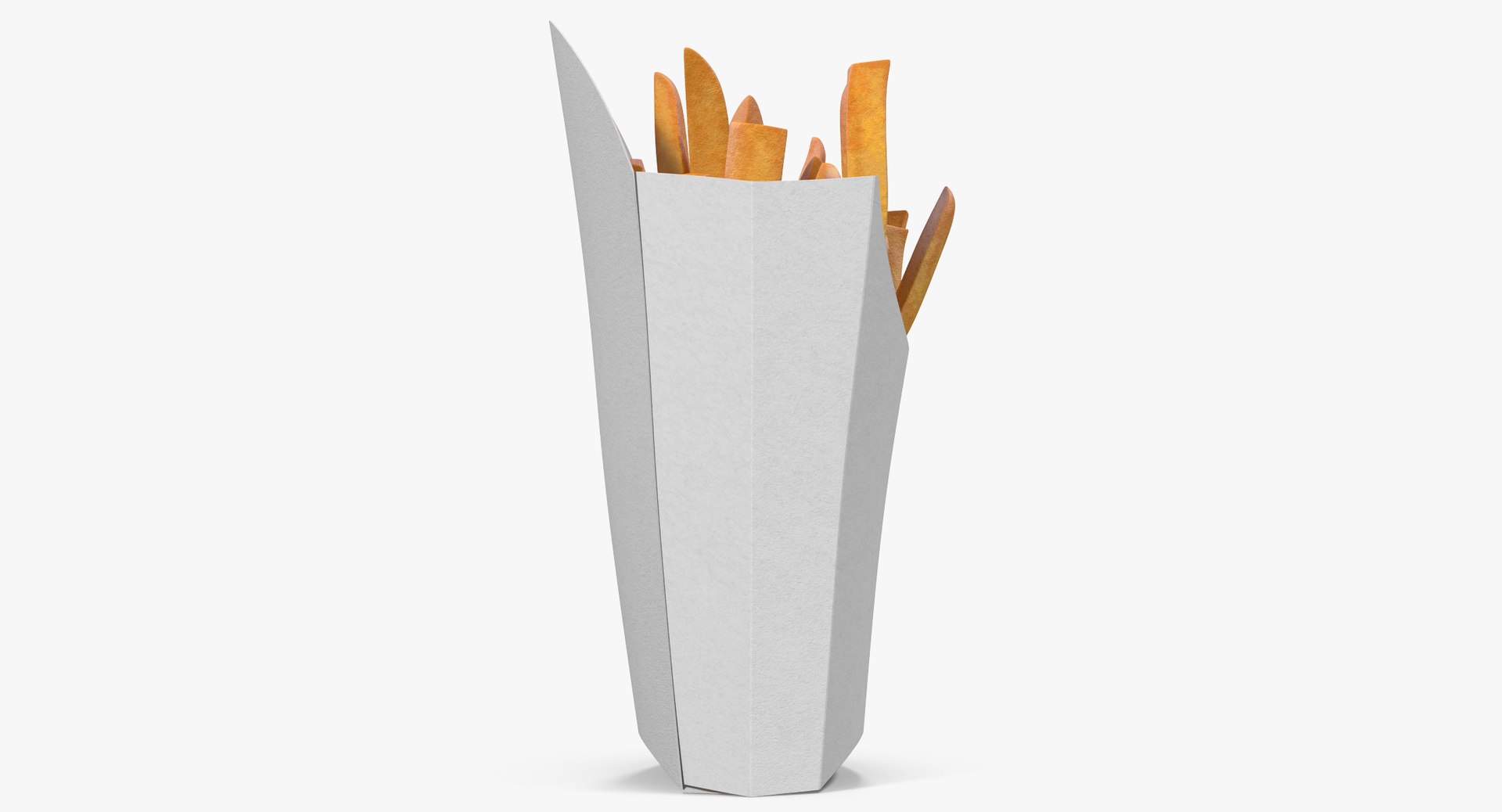 3D french fries 5 model - TurboSquid 1158426