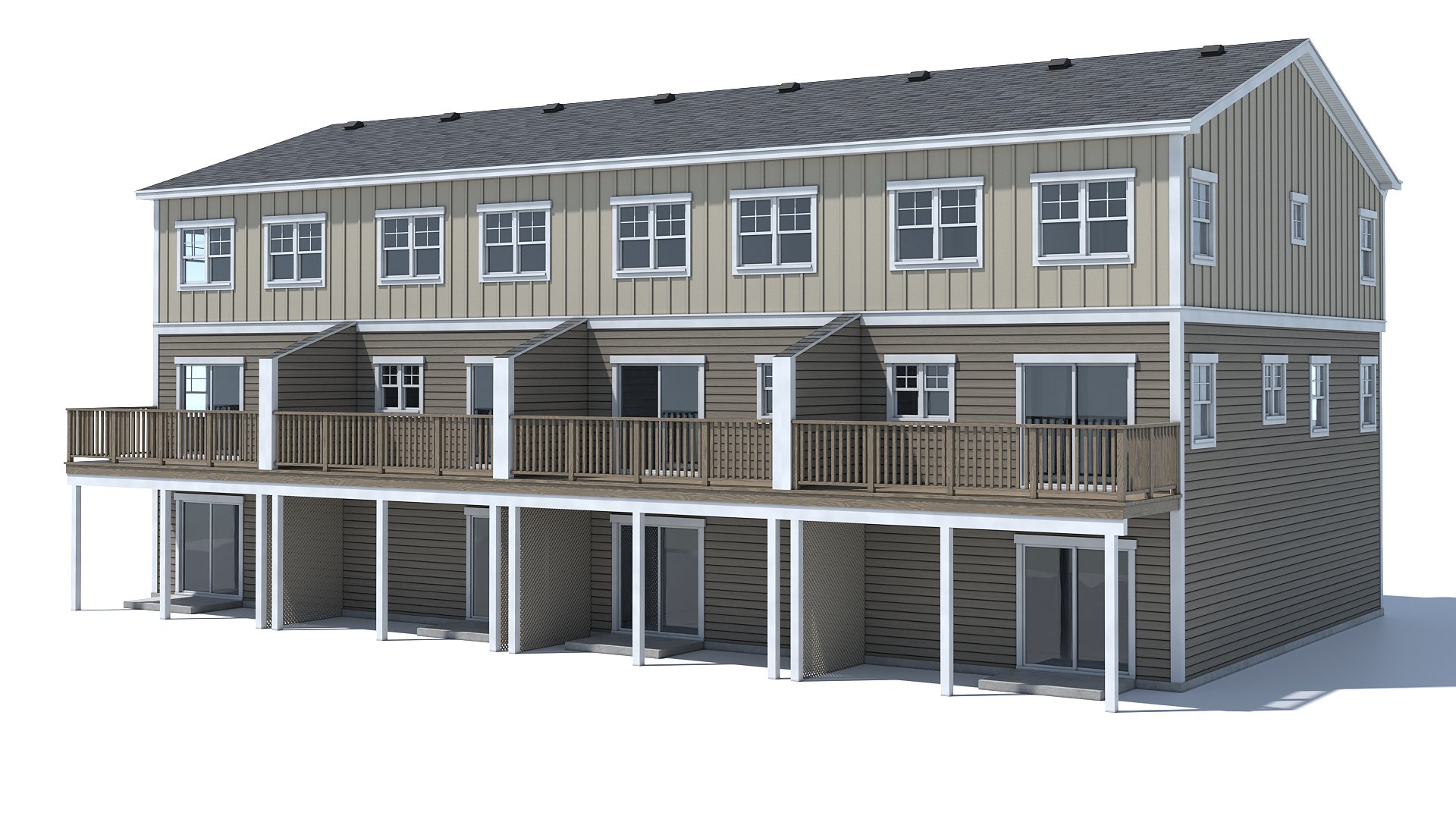 3D American Walls Model - TurboSquid 1509676