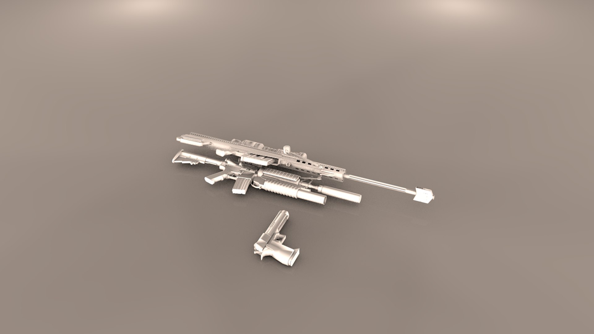 Cod 4 Gun 3d C