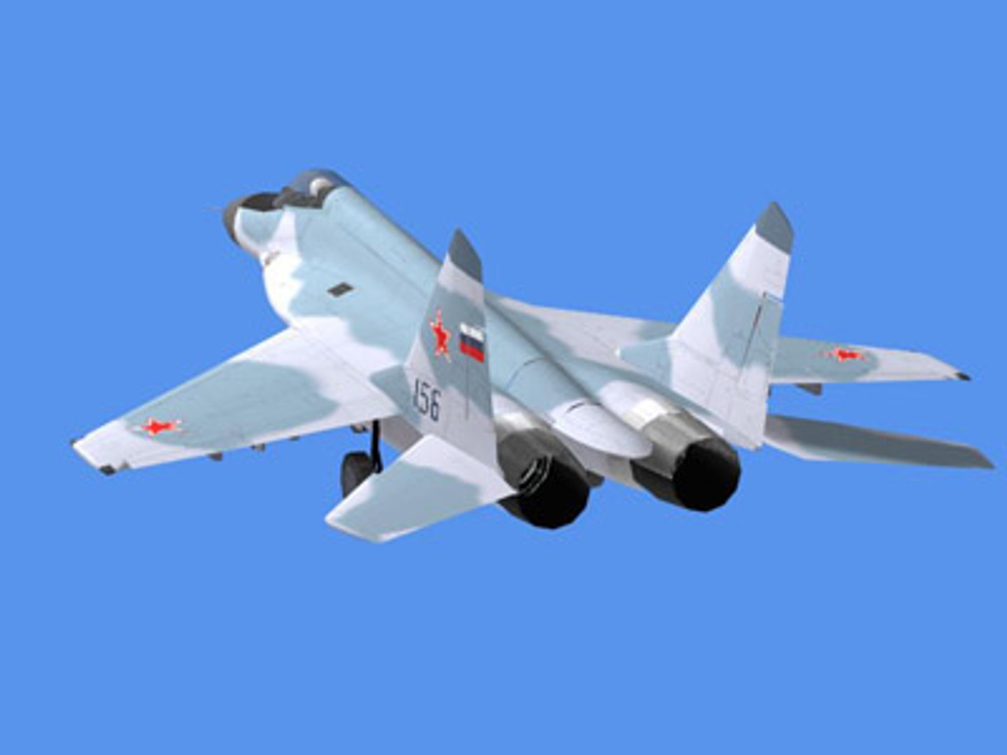 Mig Jet Fighter 3d Model