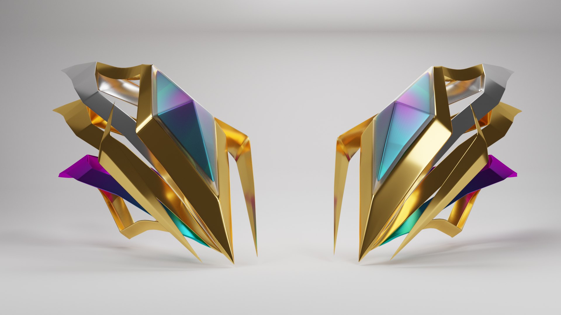 3D Model Wings Kda League - TurboSquid 1640018
