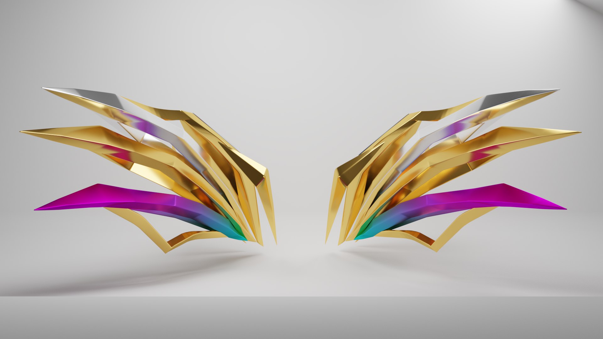 3D Model Wings Kda League - TurboSquid 1640018