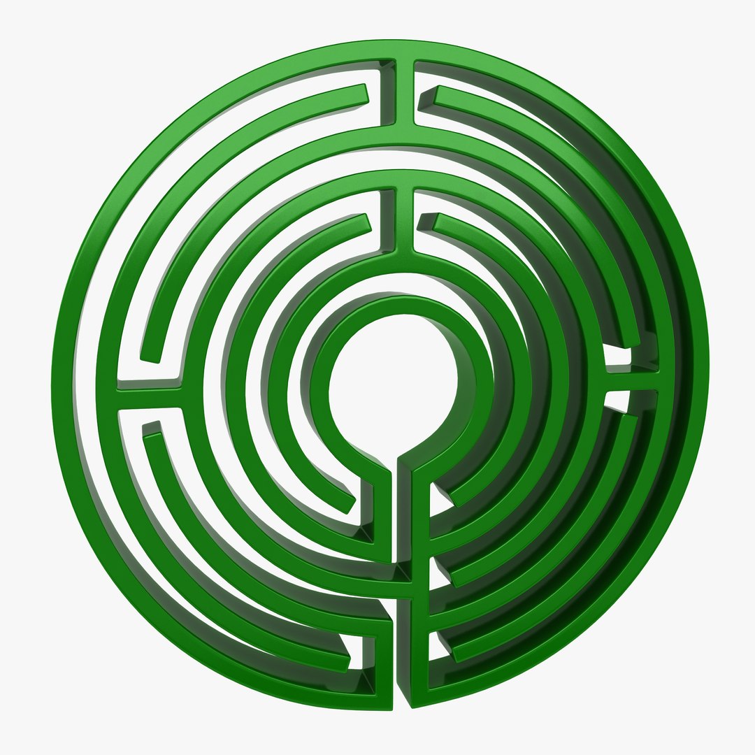 Circle Maze 3d Model