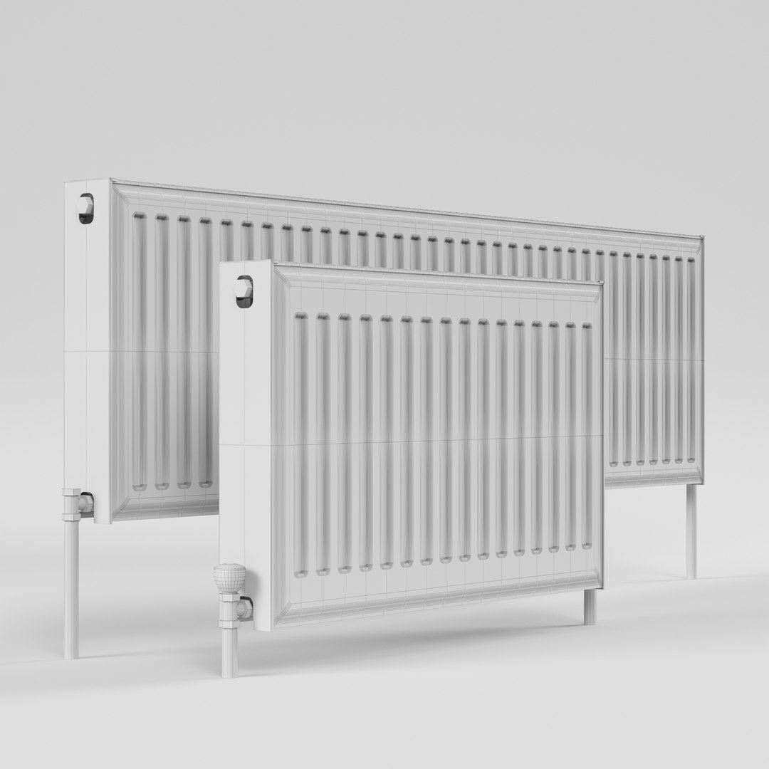 Steel Radiator 3D Model - TurboSquid 1196227