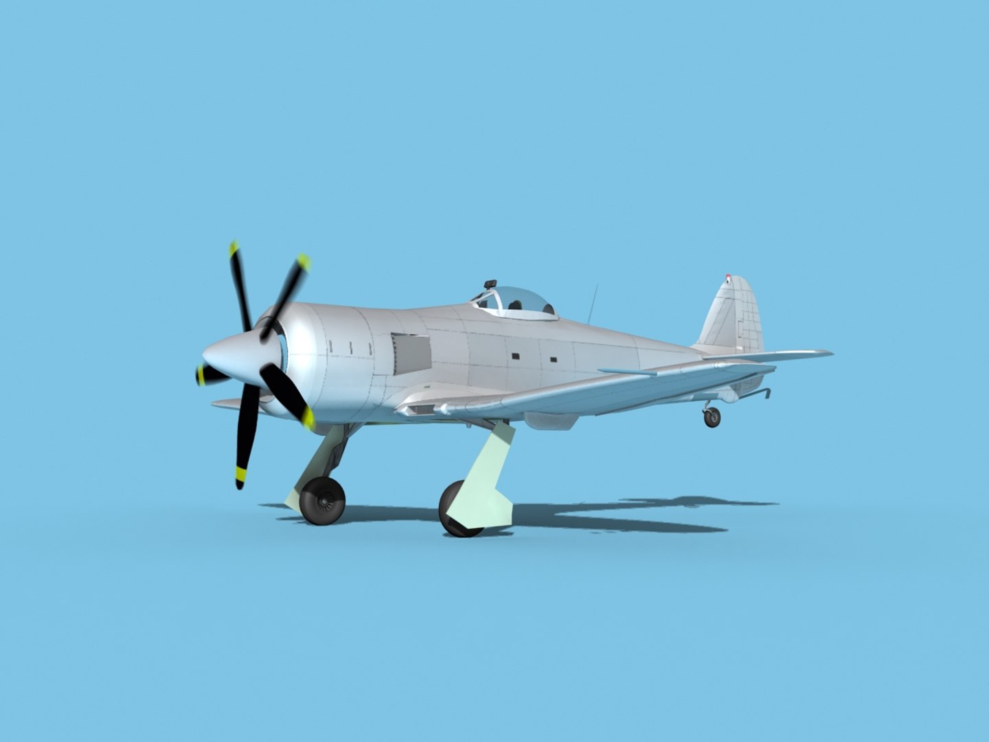 3D Propeller Hawker Sea Fury Model - TurboSquid 1488979