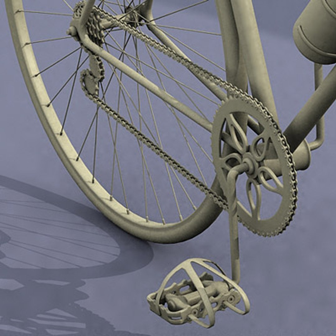 Racing Bike Chain 3d Model