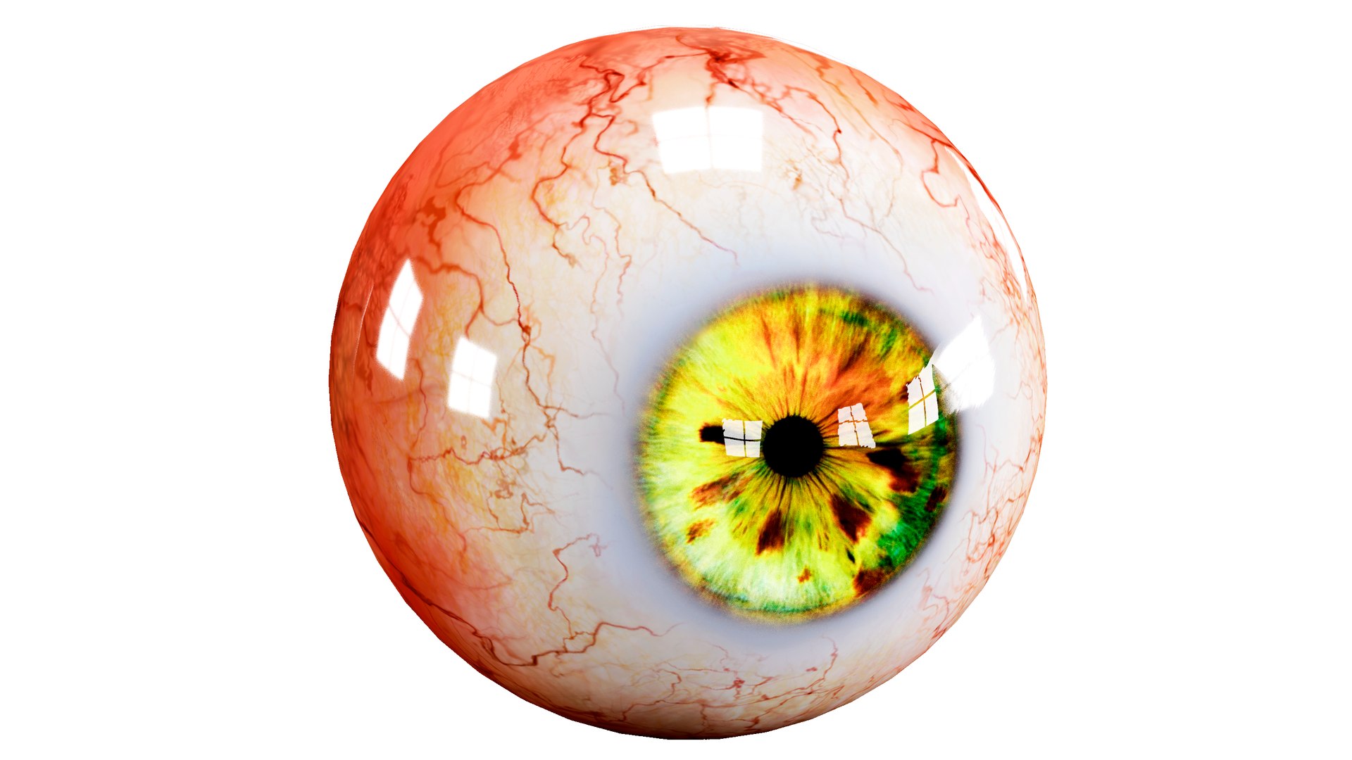 3d Realistic Human Eye Creature