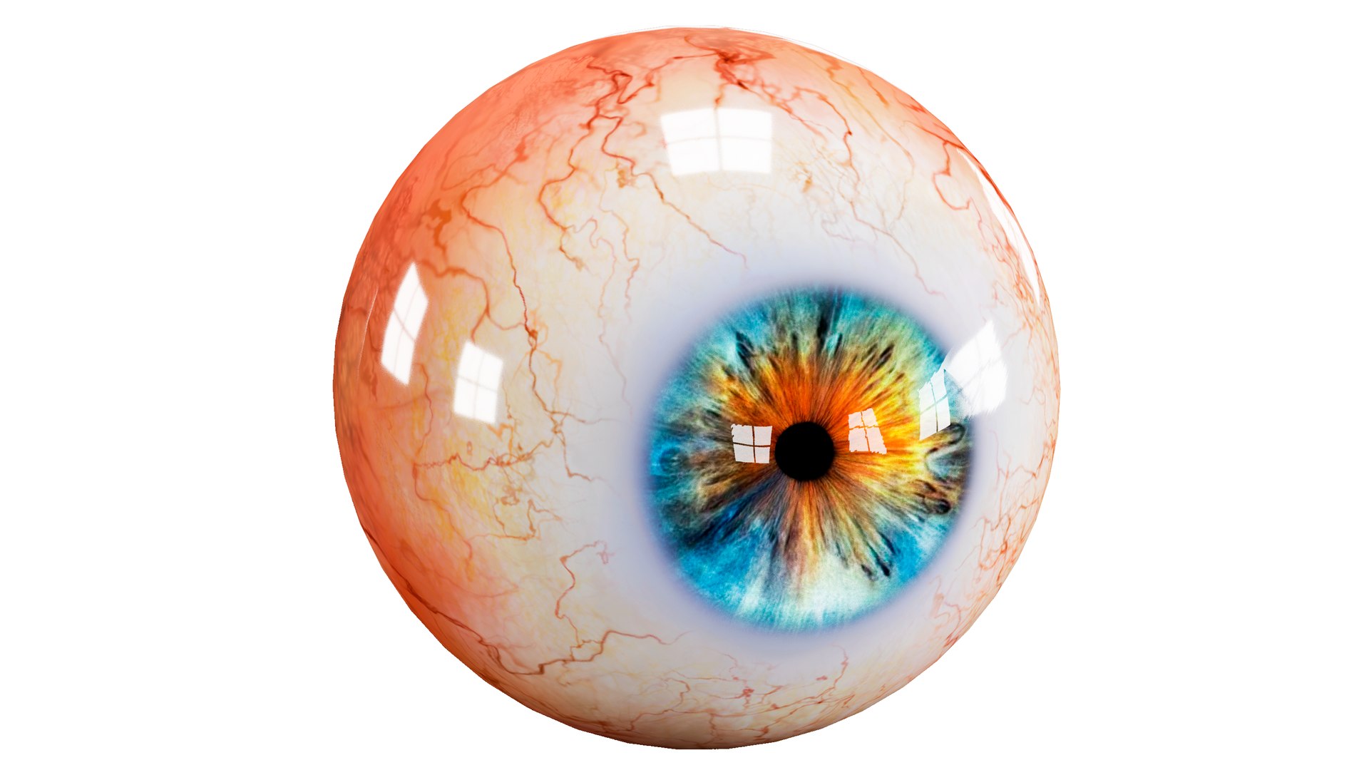 3d Realistic Human Eye Creature