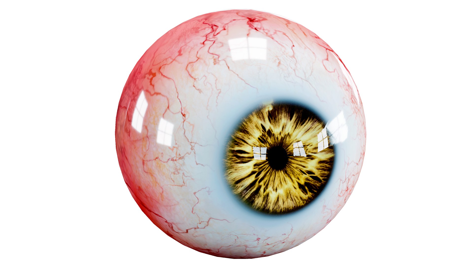 3d Realistic Human Eye Creature