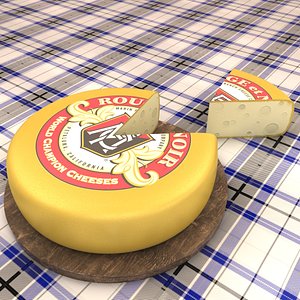 3D Wheel Of Cheese Models - Browse & Download Formats - TurboSquid