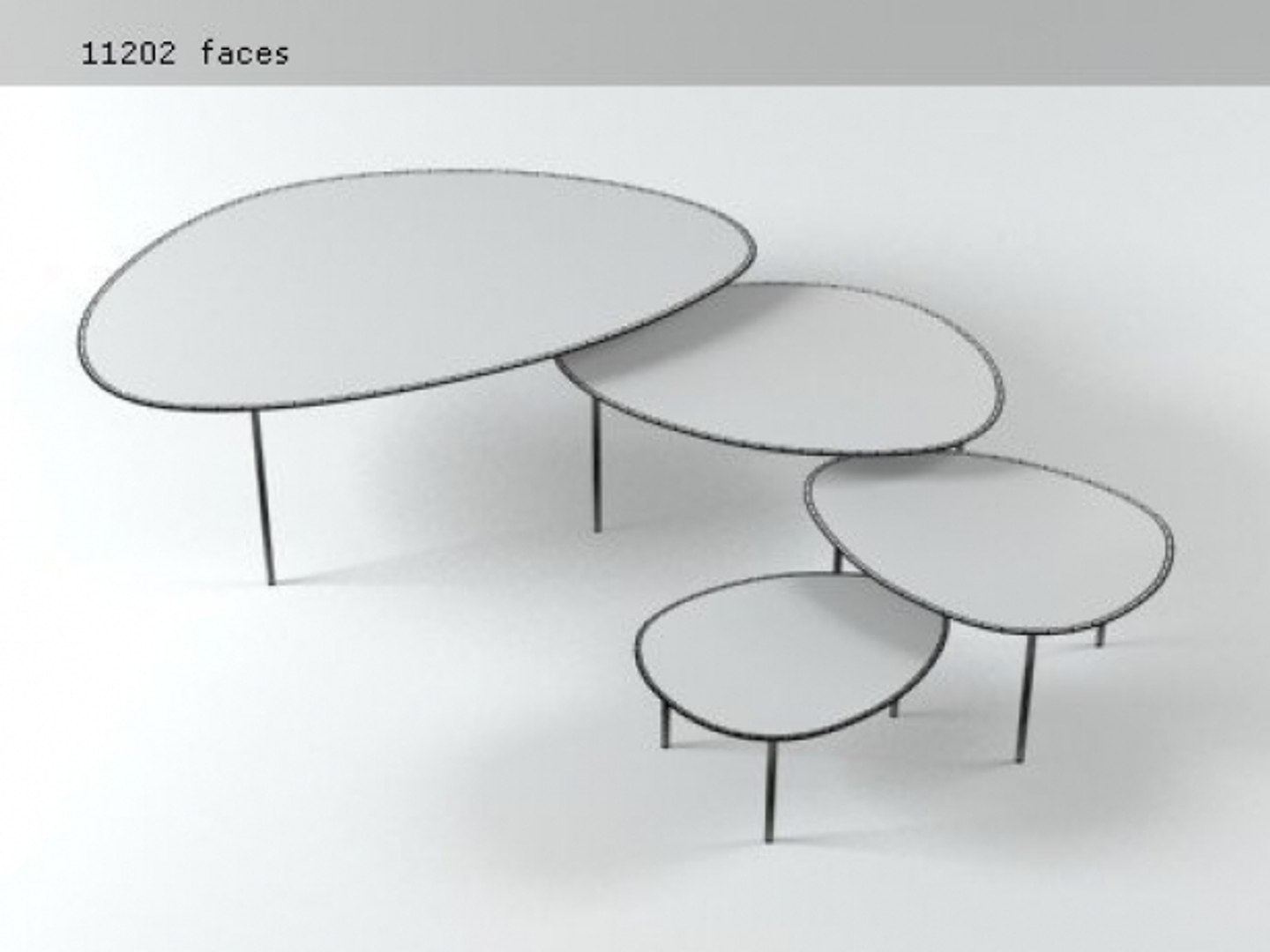 Eclipse Tables 3D Model - TurboSquid 1181225
