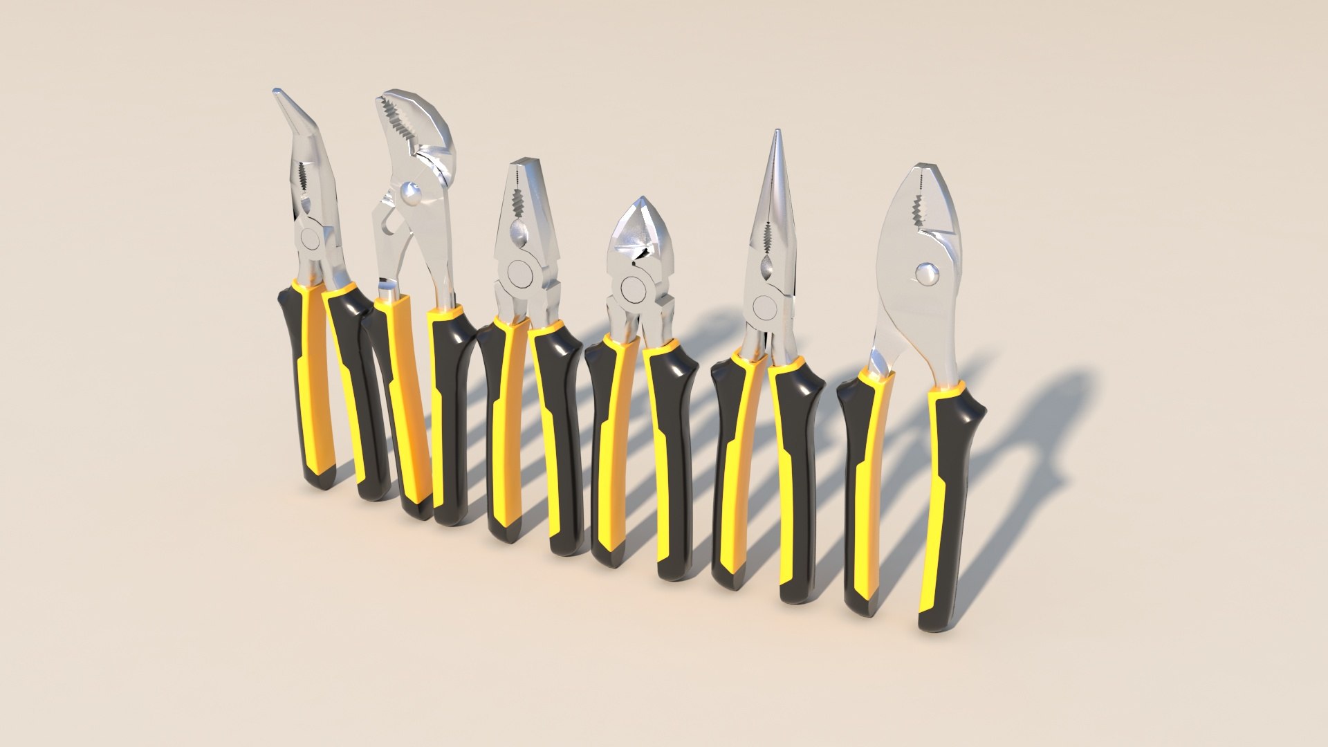 Plier 3D Model - TurboSquid 1258109