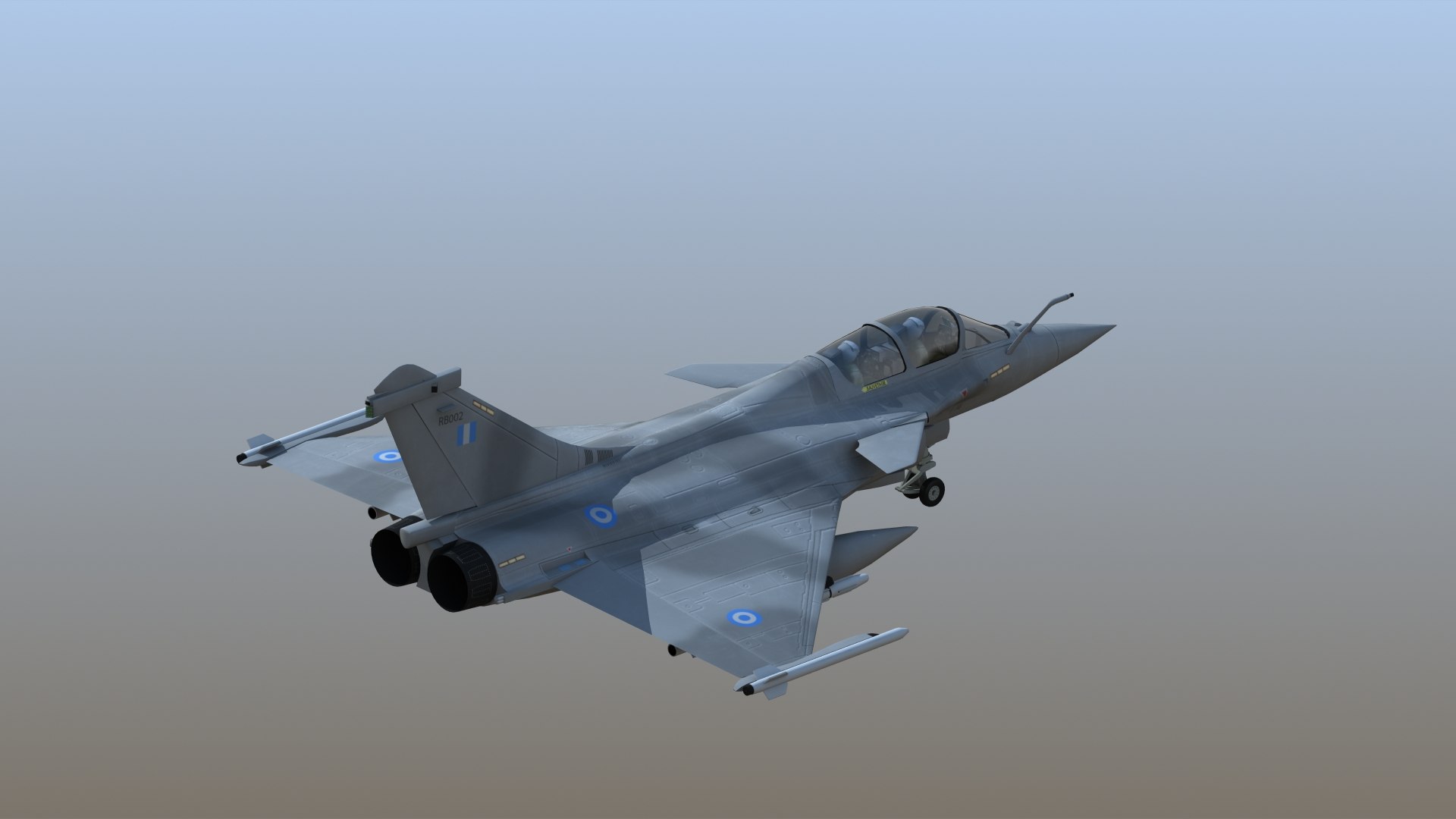 Rafale B Hellenic Air Force 3D - TurboSquid 1647063