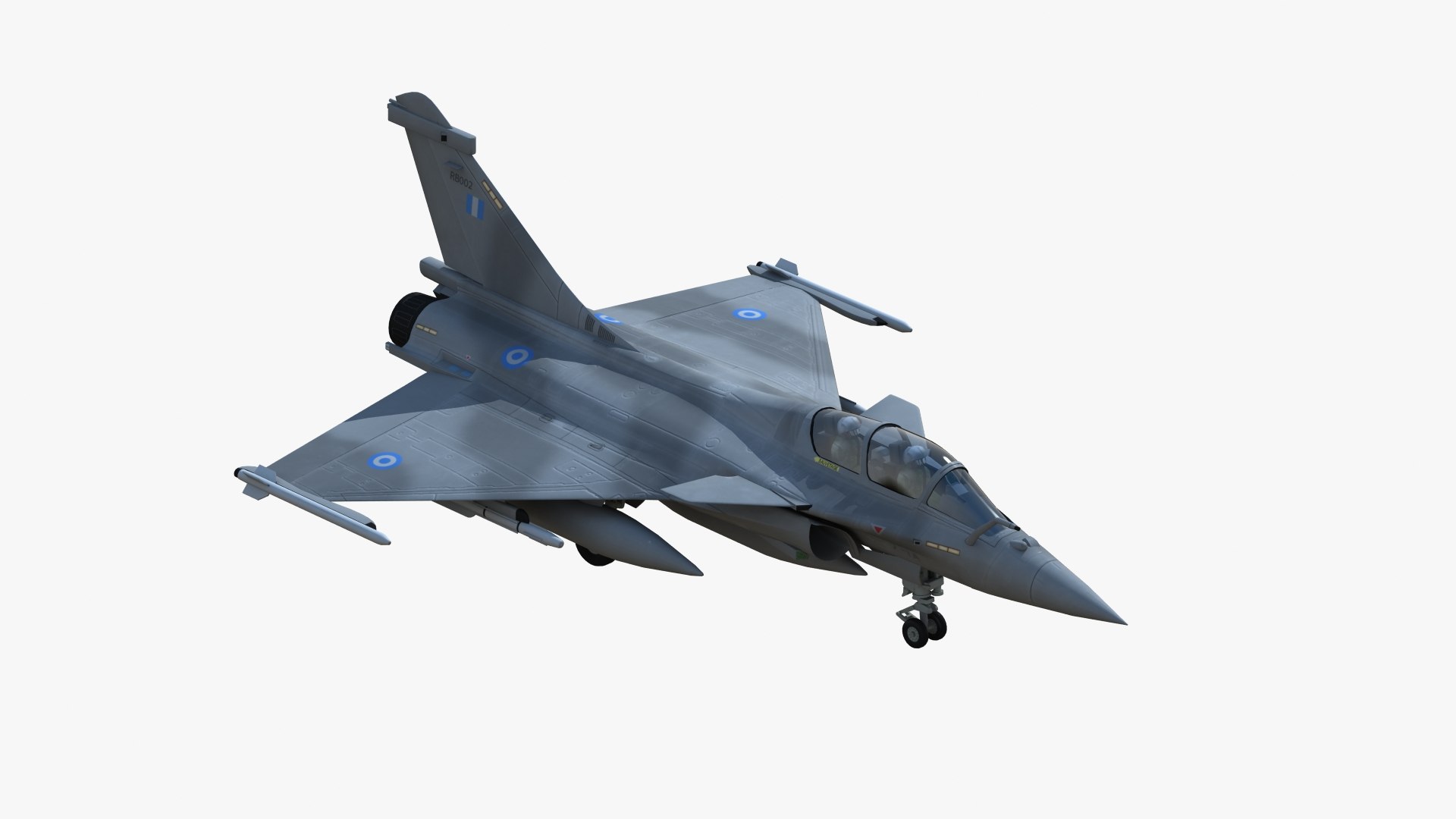Rafale b hellenic air force 3D - TurboSquid 1647063