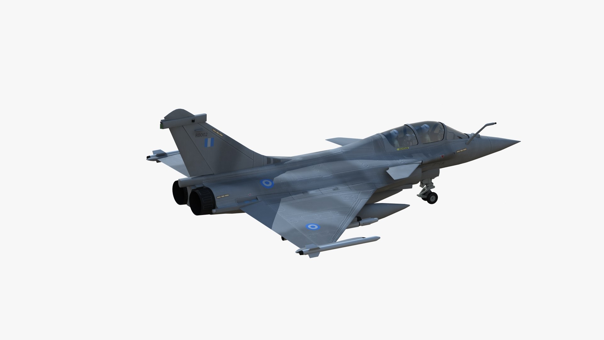 Rafale b hellenic air force 3D - TurboSquid 1647063