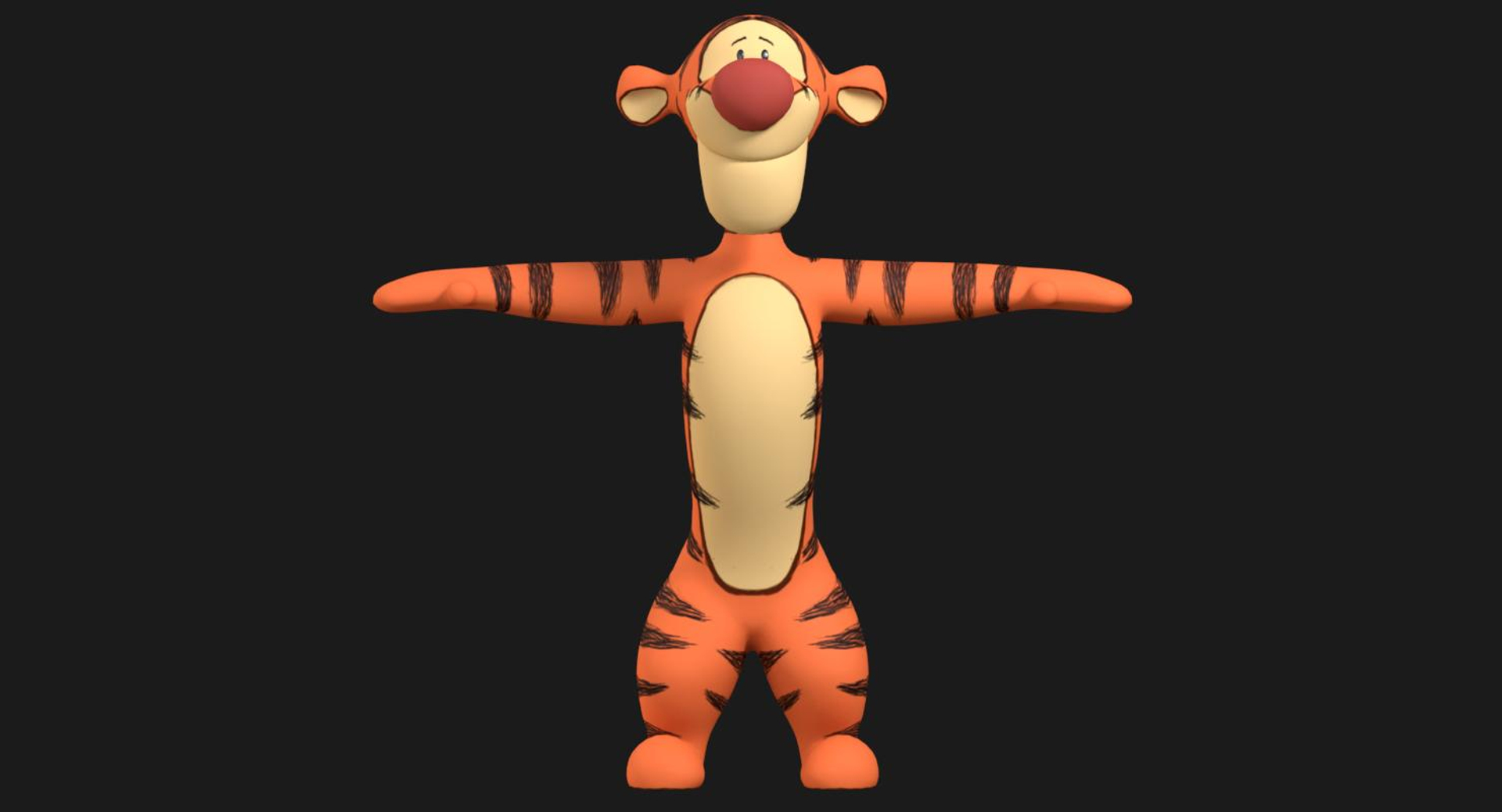 Tigger Winnie Pooh 3d Obj