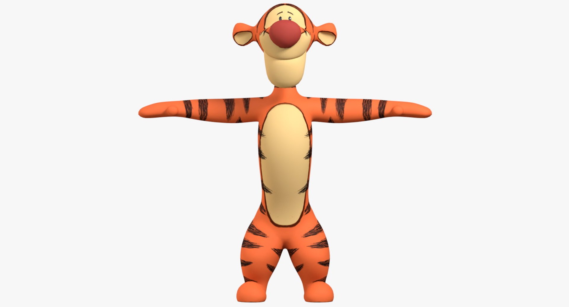 Tigger Winnie Pooh 3d Obj