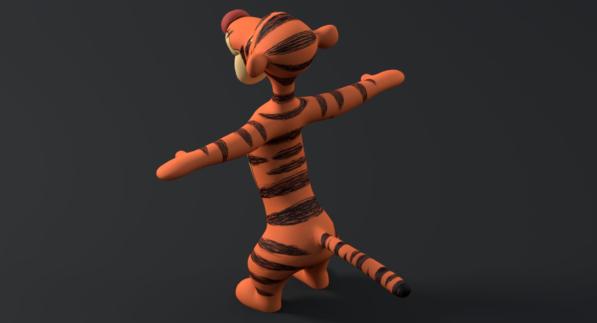 Tigger Winnie Pooh 3d Obj