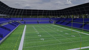 American Football Stadium Blender Models for Download | TurboSquid